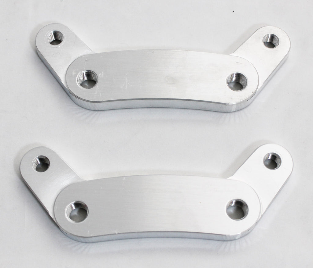 bmw e30 front wilwood brake upgrade brackets with Dynalite caliper