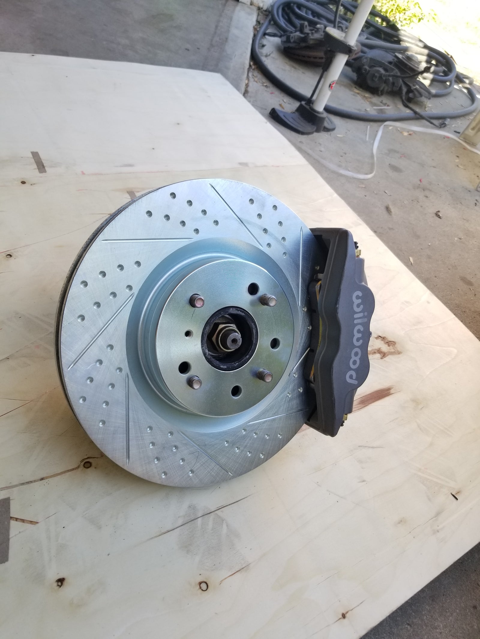 Nissan 240sx 300zx 180sx front wilwood brake upgrade kit superlight ...